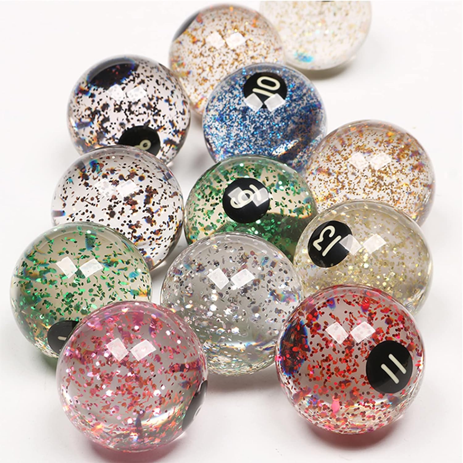 Panther Crystal Sparkling Pool Ball Set – BilliardCuesOnline ...