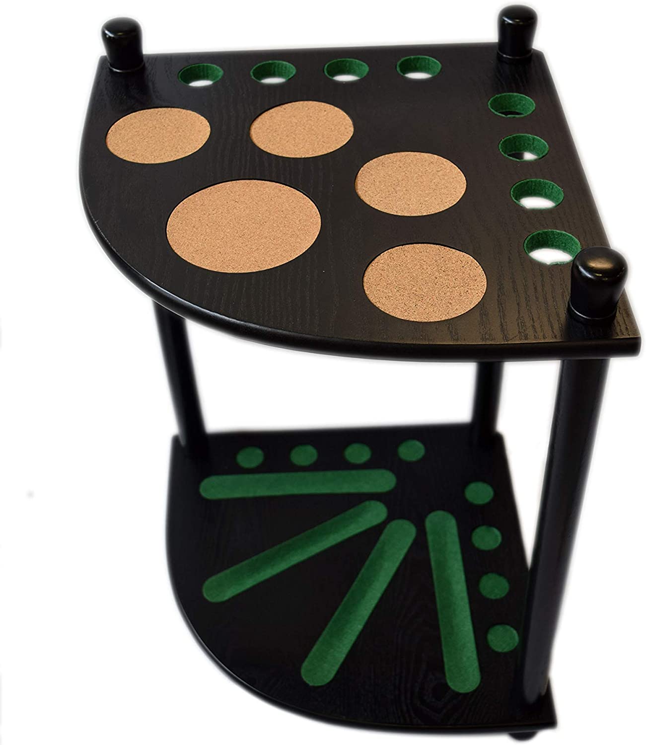 Quadrant Stand | Mahogany Finish – BilliardCuesOnline