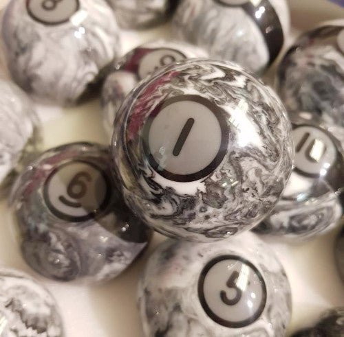 New Style Marble American Pool Ball Set – BilliardCuesOnline