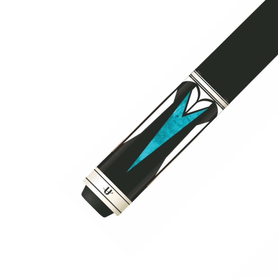 Universal Pool Cue JD-0203 (Blue/White) – BilliardCuesOnline